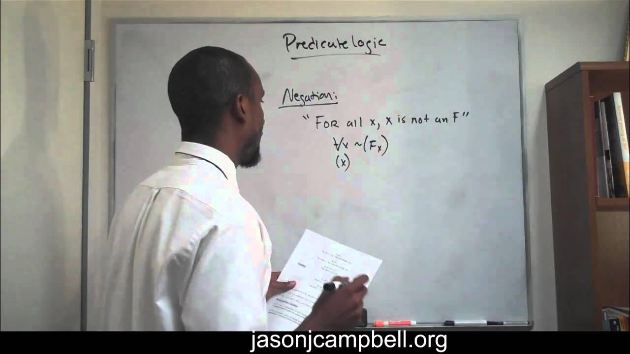 3. Logic Lecture: Introduction to Predicate Logic - YouTube