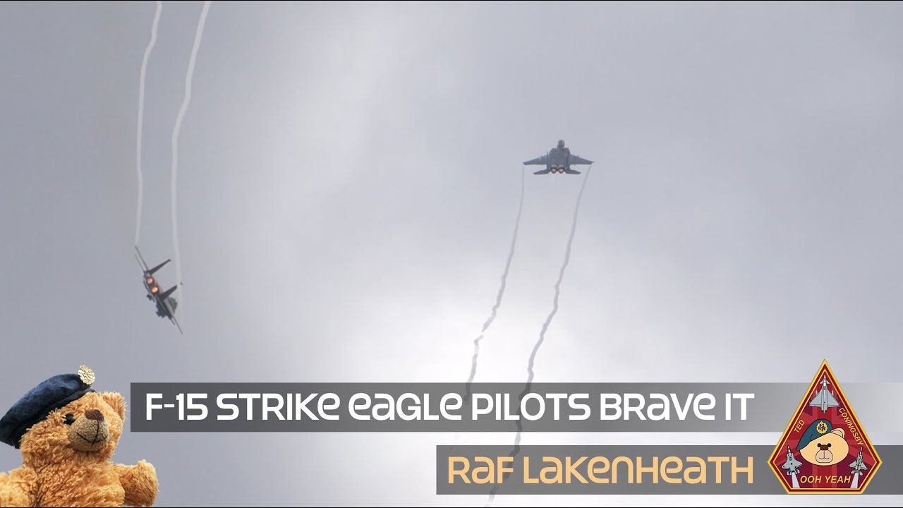 HORRIBLE LOW CLOUDS BUT WANT A QUICK CLIMB? F-15 STRIKE EAGLE PILOTS ...