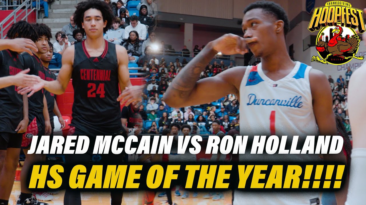 DUNCANVILLE VS CORONA CENTENNIAL REMATCH!! RON HOLLAND VS JARED MCCAIN ...