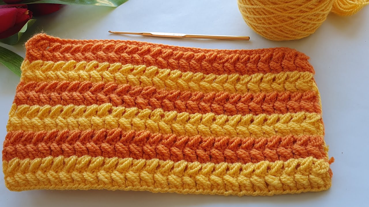 VERY EASY & FAST Crochet Pattern for Beginners ⚡️♥️ Crochet Single Row ...