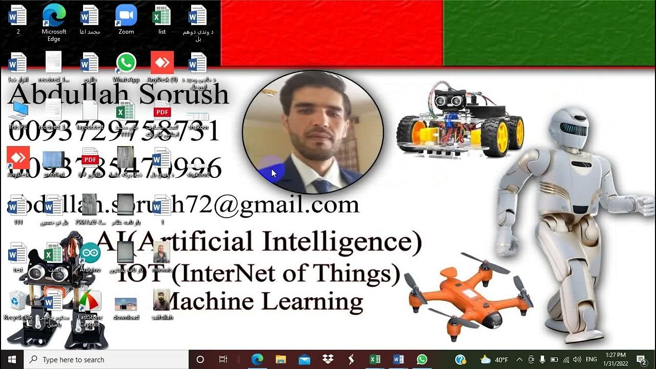 2nd Class Machine Learning: How to write code for Arduino in pashto by Abdullah Sorush - YouTube