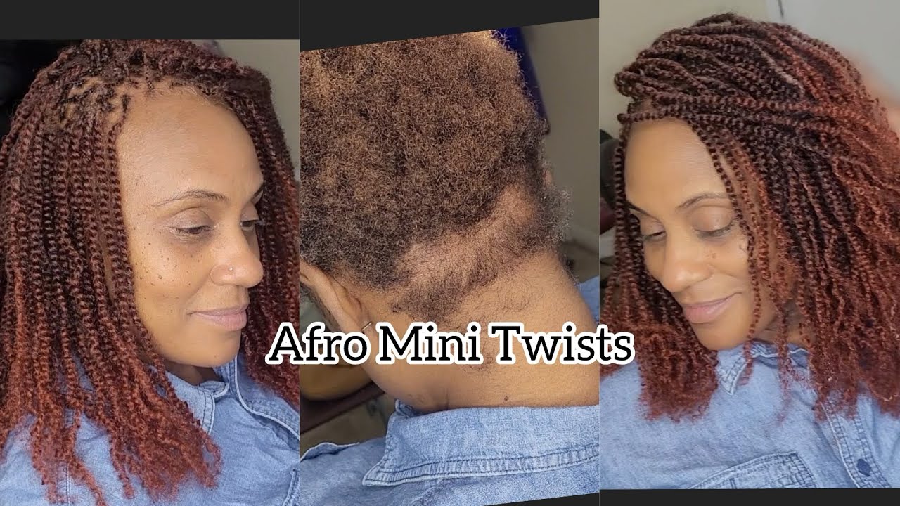 Best Afro Mini Twists : All U Need To Know On Short Hair - YouTube