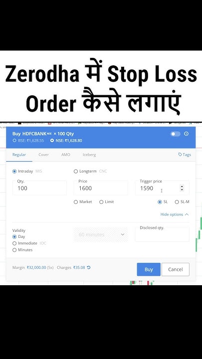 stop loss order in zerodha app | how to use zerodha app | zerodha limit order | zerodha market ...