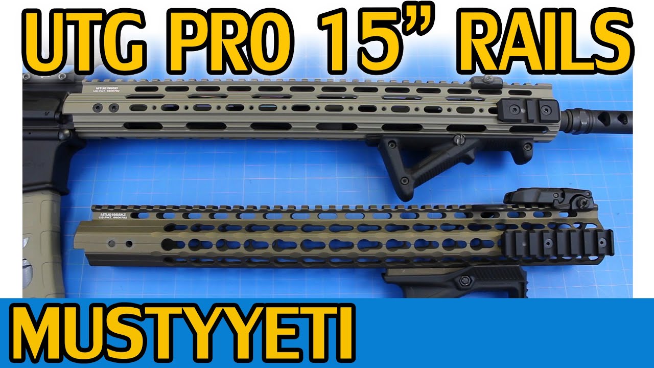 UTG PRO Super Slim 15" Rails | A Must Buy | MustyYeti - YouTube