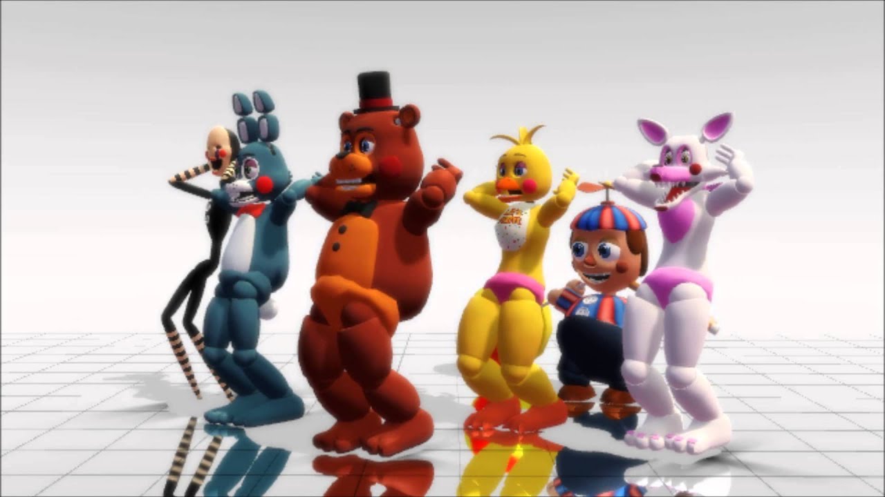 MMD-Get down! FNAF 2! - YouTube