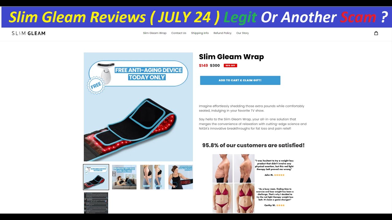 Slim Gleam Reviews ( JULY 24 ) Legit Or Another Scam ? SlimGleam ! SlimGleam Com Reviews - YouTube
