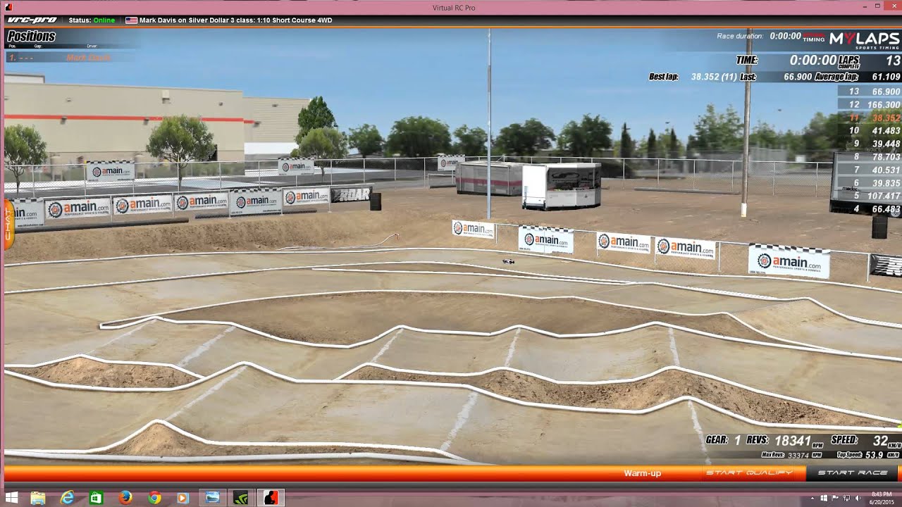 Brand new VRC Pro 2015 Silver Dollar Nitro off road track ! - YouTube
