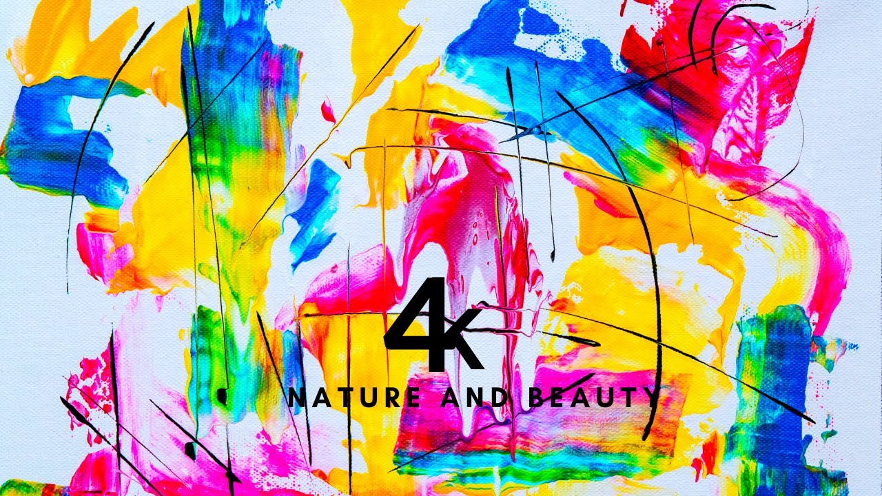 Abstract liquid:4k video, relaxing screensaver, sleep music-2021 - YouTube