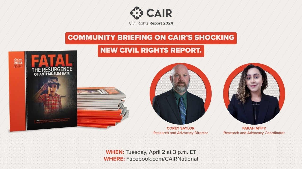 Community Briefing on CAIR's Shocking New Civil Rights Report - YouTube