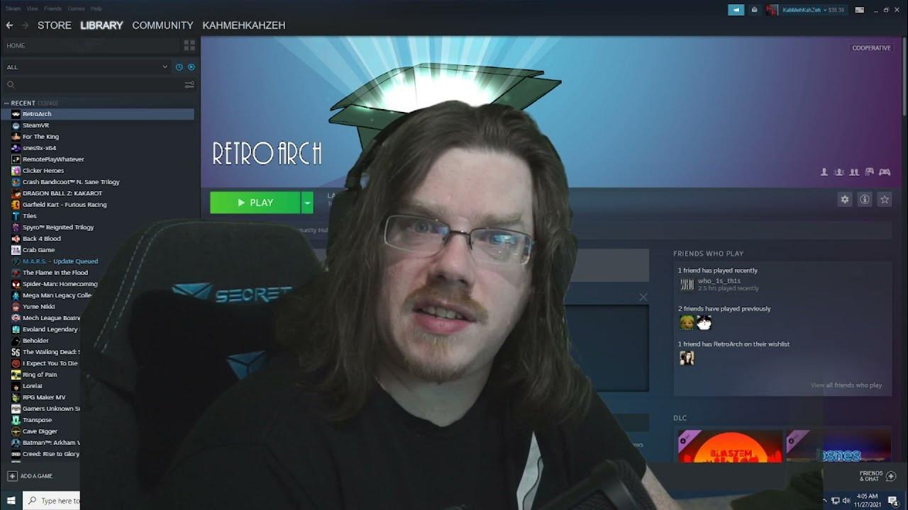 Quick Tutorial - How to add Core downloader/updater to steam Retroarch! - YouTube