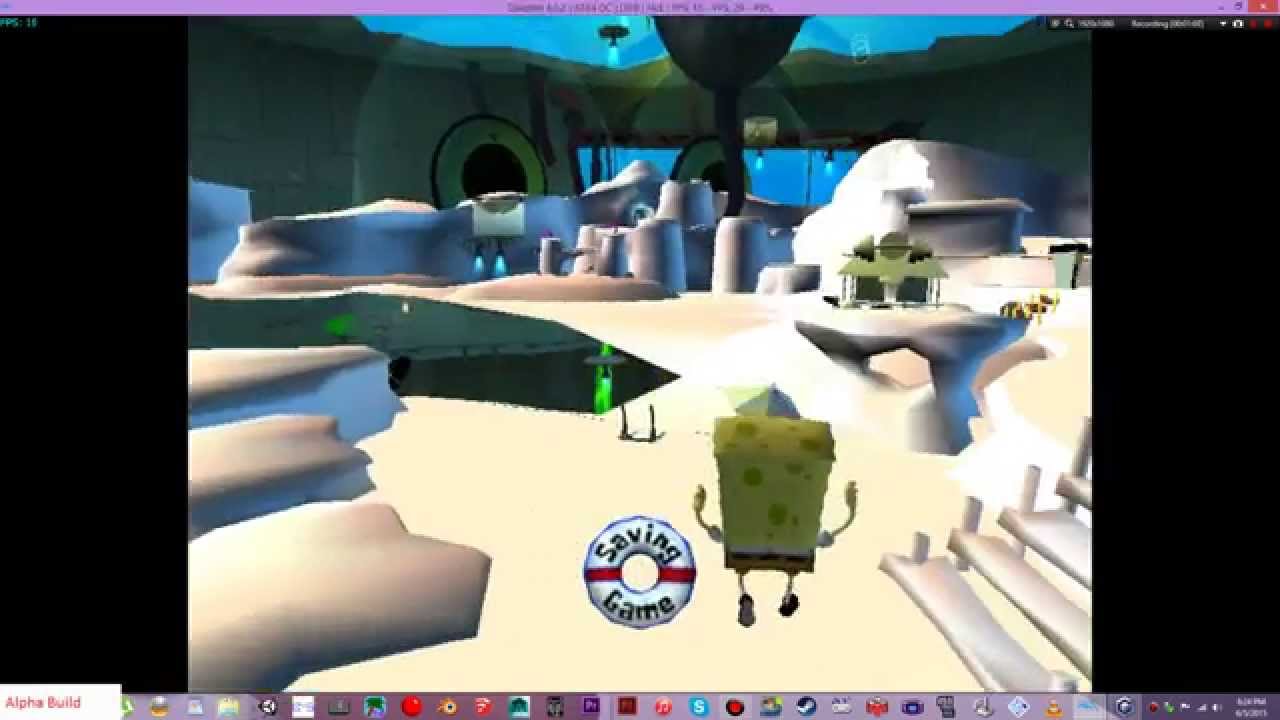 SpongeBob SquarePants BFBB: Unused Goo Lagoon level - YouTube