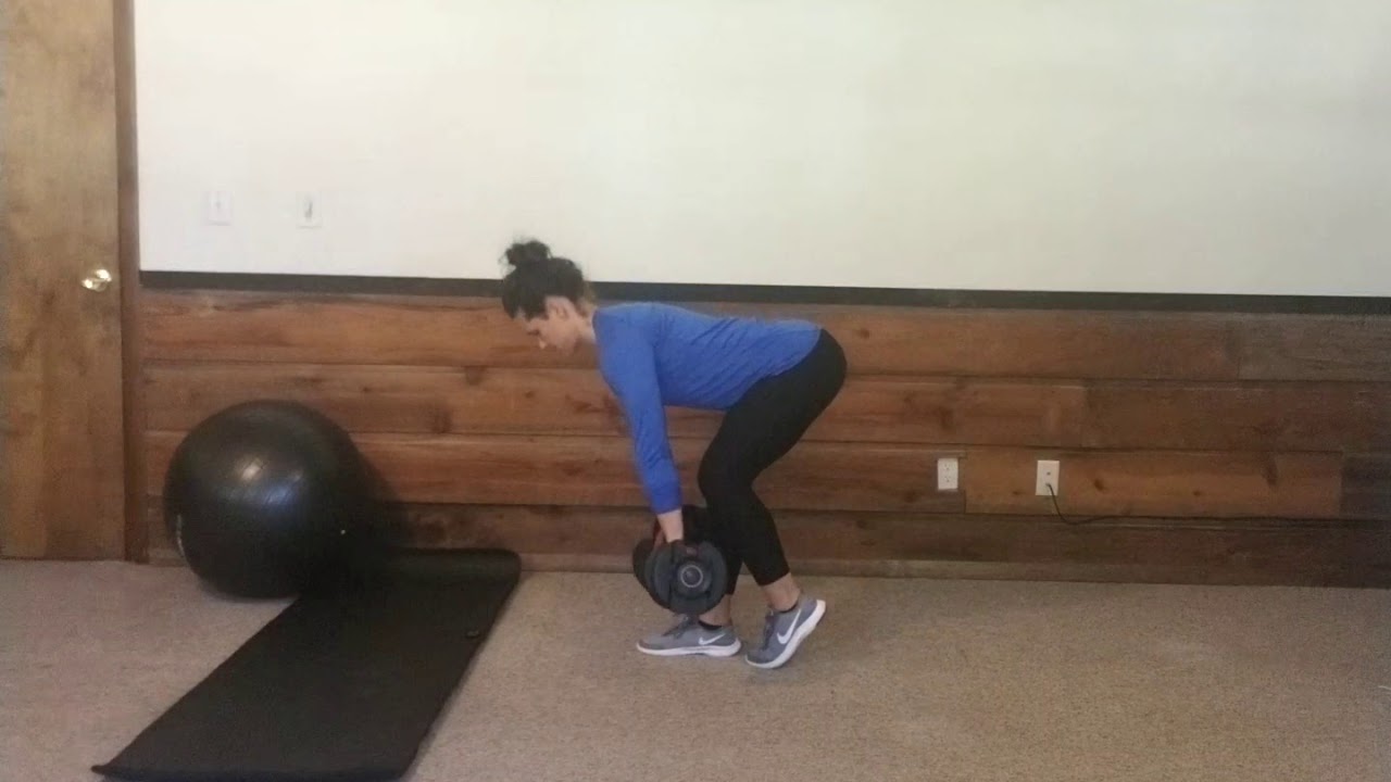 Staggered Stance RDL - YouTube