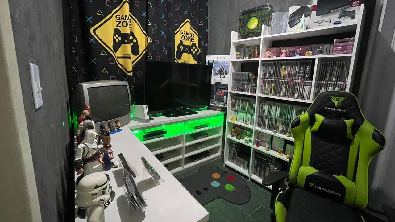 TOUR PELO MEU QUARTO GAMER! 2023!! - YouTube
