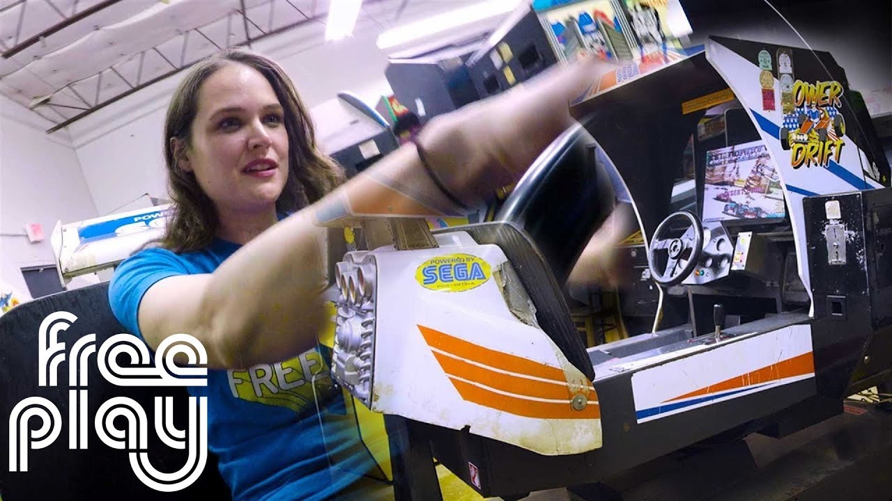 RARE Full-Motion Retro Arcade Game! | Power Drift - YouTube