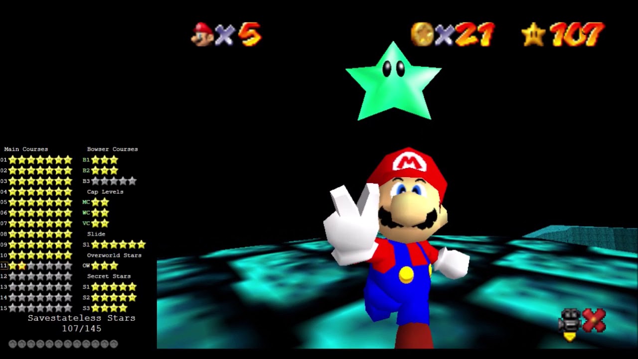 Super Mario 64: Stars of the Beast - Windy Vanilla Dome (11) - All ...