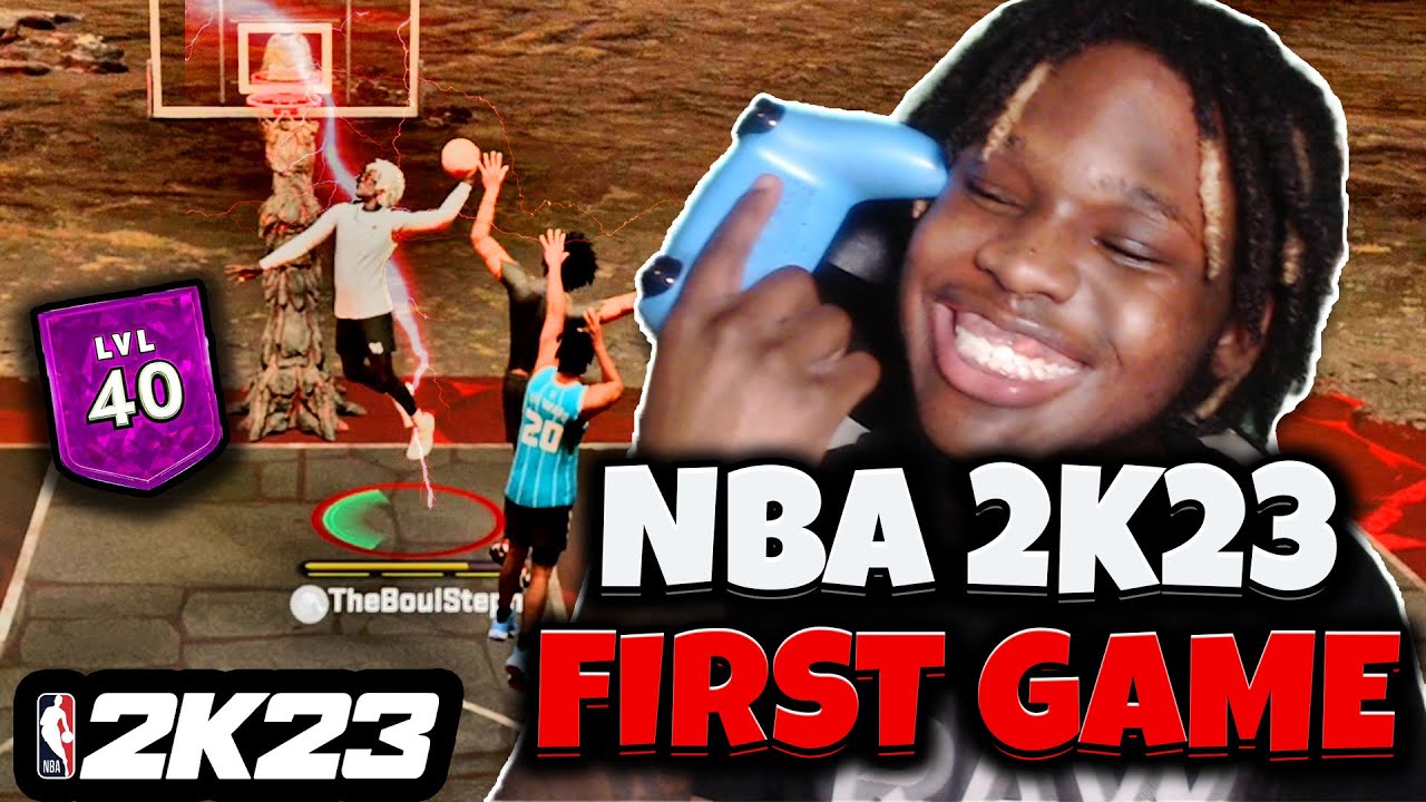 My First Game On NBA 2K23 With A Demigod Build… - YouTube
