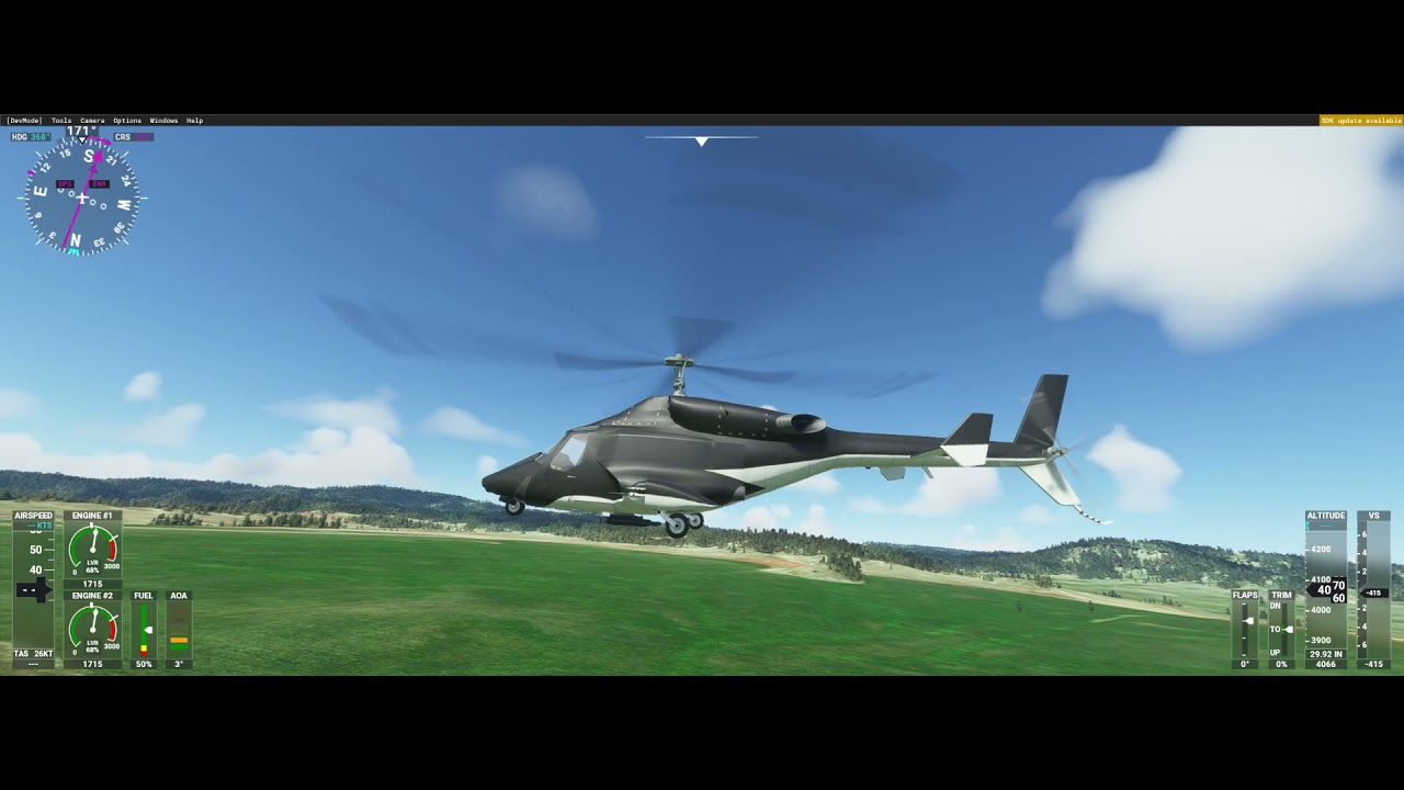 #FS2020 - Airwolf Take Off and Flight Test - YouTube