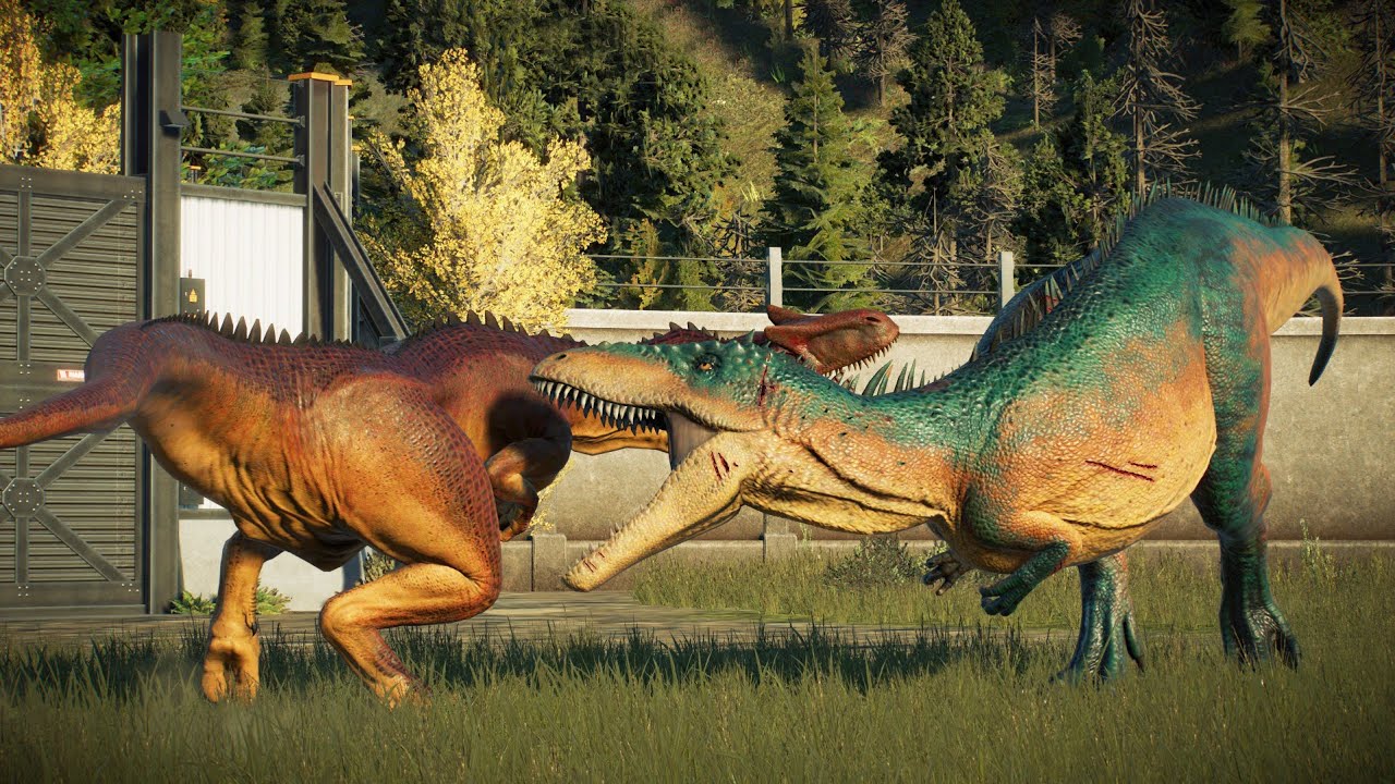 Dino Superhero Battle Royale: T-Rex vs Scorpion Rex vs Majungasaurus in ...