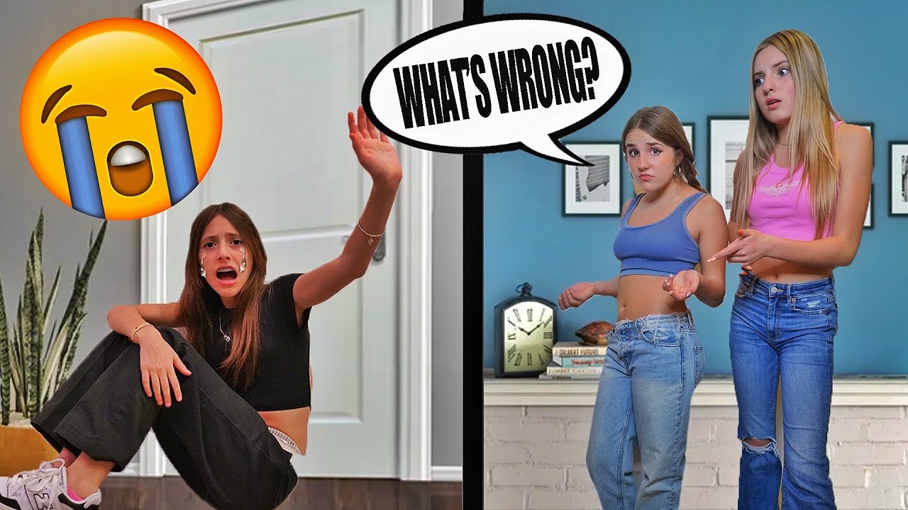 CRYING WITH THE DOOR LOCKED!! *PRANK* - YouTube