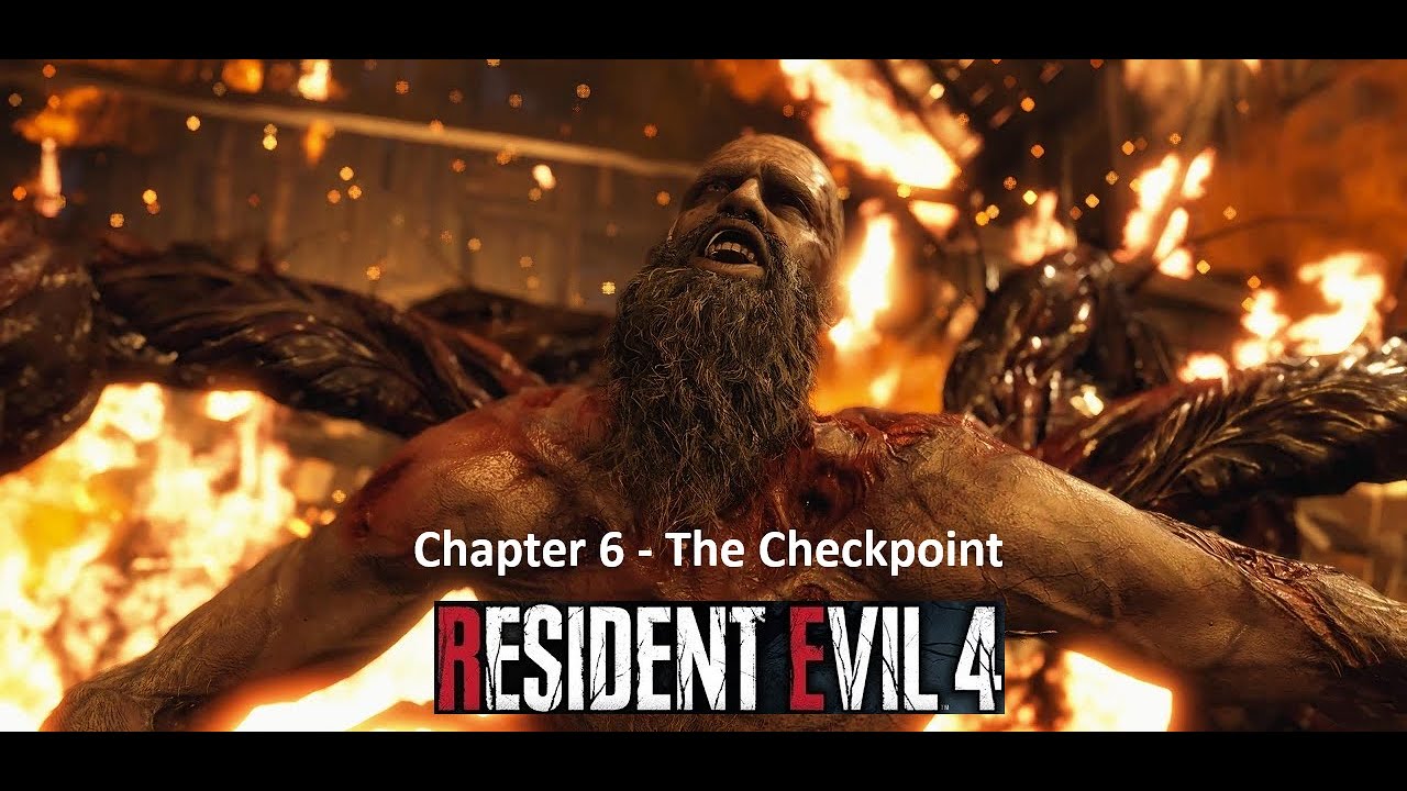 RESIDENT EVIL 4 REMAKE Walkthrough Gameplay Part 6 - The Checkpoint ...
