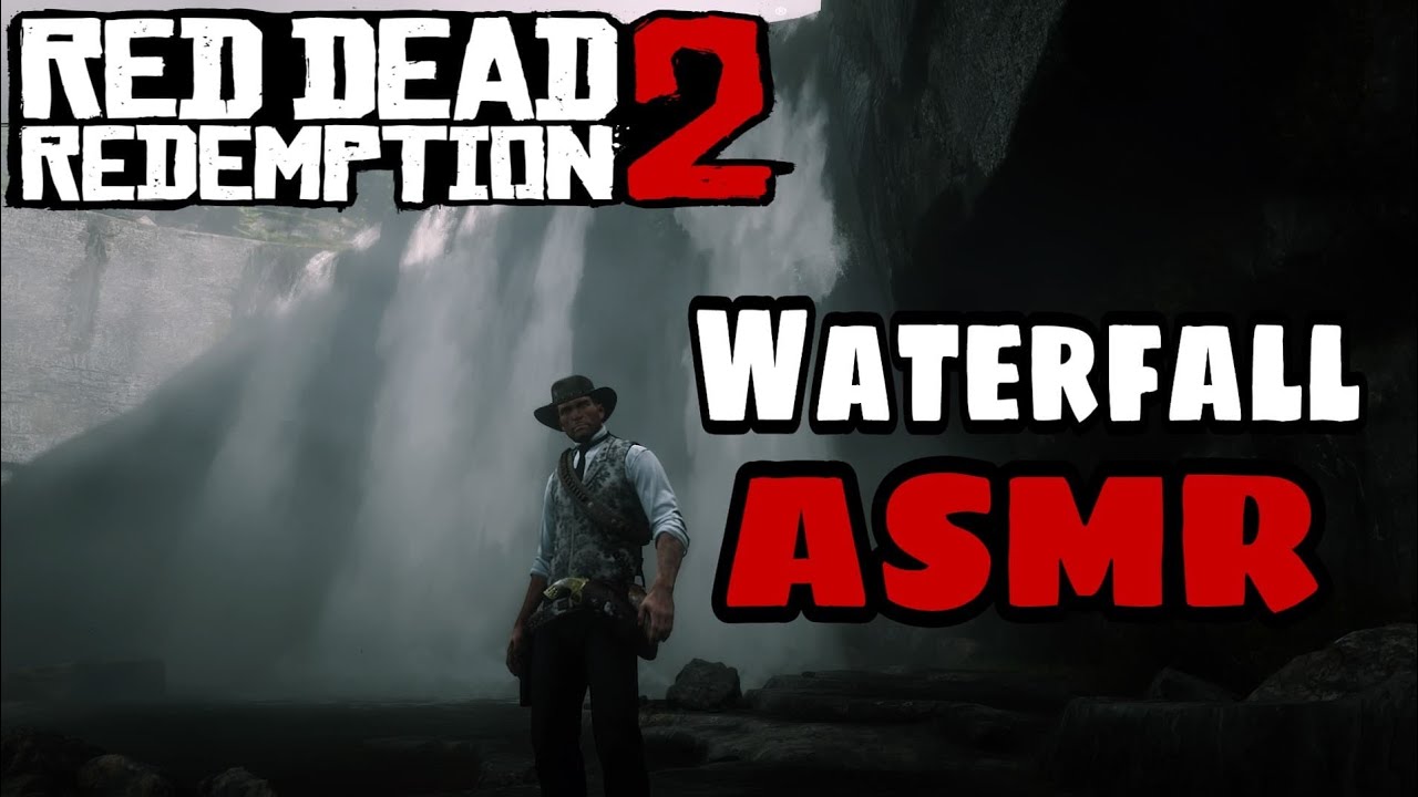 Red Dead Redemption 2-ASMR-Relaxing Waterfall Sound - YouTube