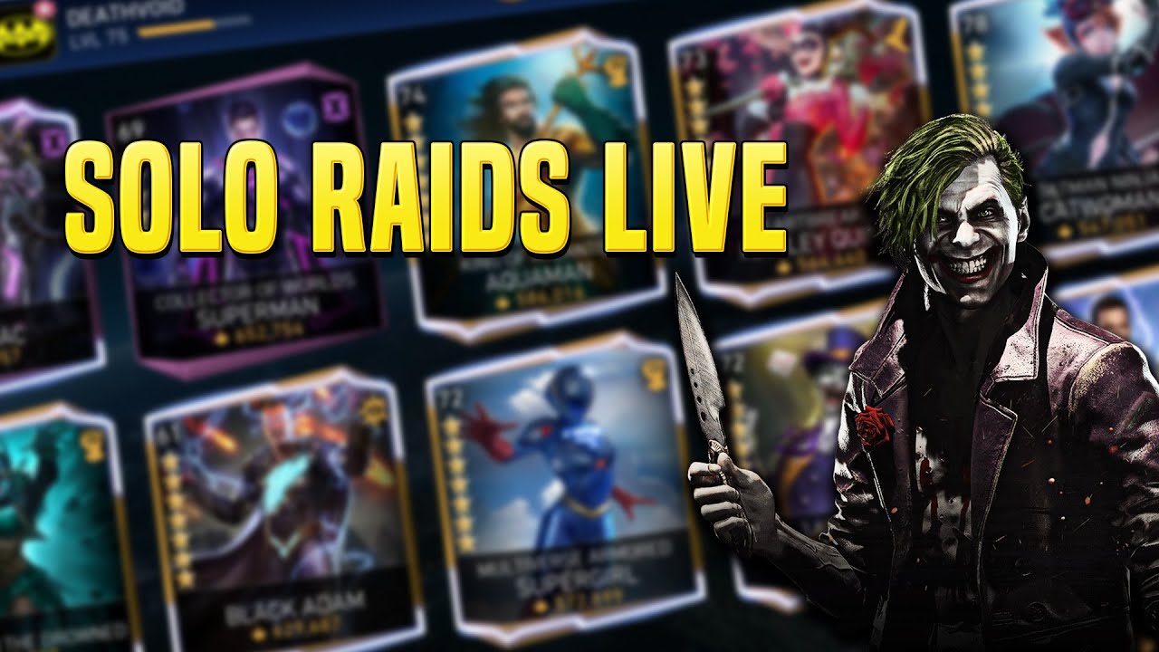 Live solo raids | On Ice | Injustice 2 Mobile | Arena - YouTube