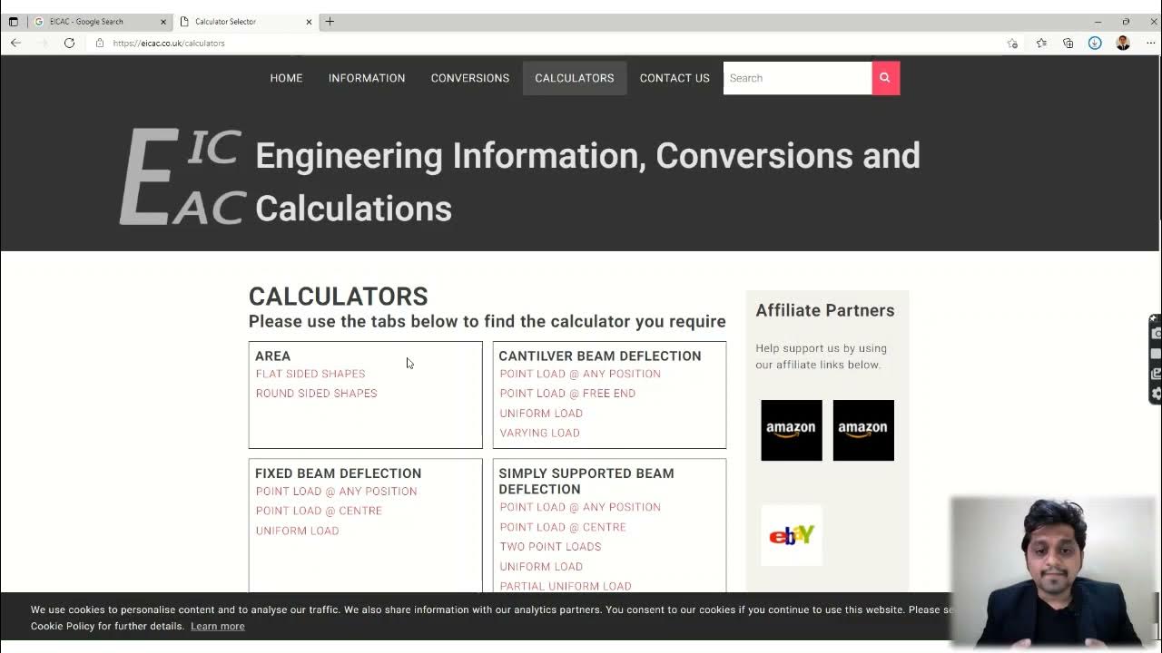 ONLINE ENGINEERING CALCULATION TOOL - YouTube