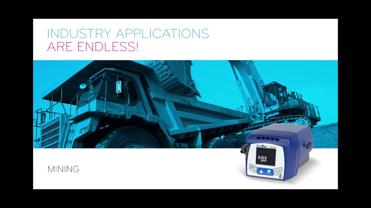 TSI SidePak AM520 Personal Aerosol Monitor - YouTube