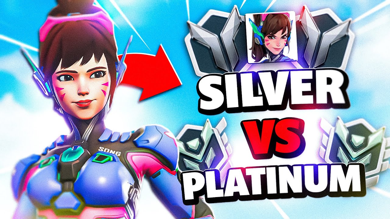 When a SILVER Dva plays against PLAT players... | Spectating Overwatch ...