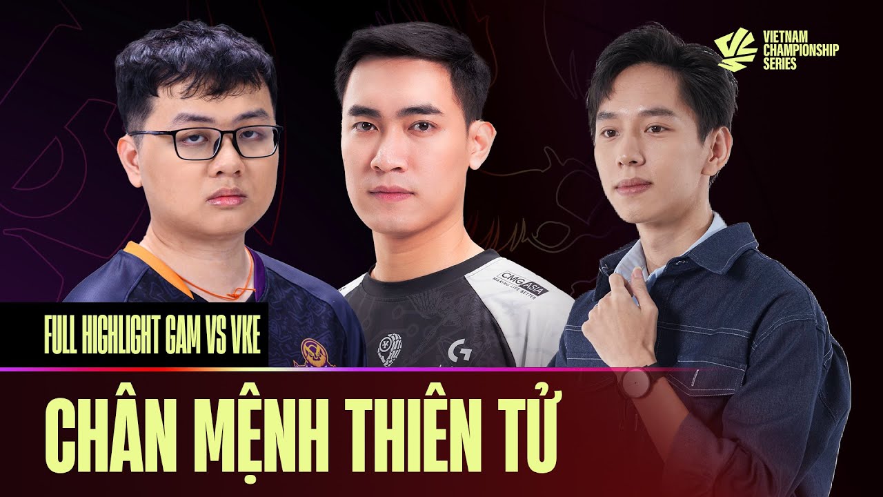 FULL HIGHLIGHTS VKE vs GAM CHUNG KẾT TỔNG VCS | EMO, ELIO TỎA SÁNG ...