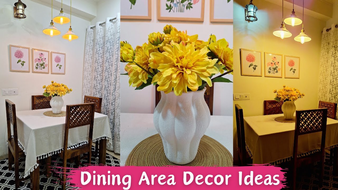 Dining Area Decor Ideas | Summer Special Dining Space MakeOver ...