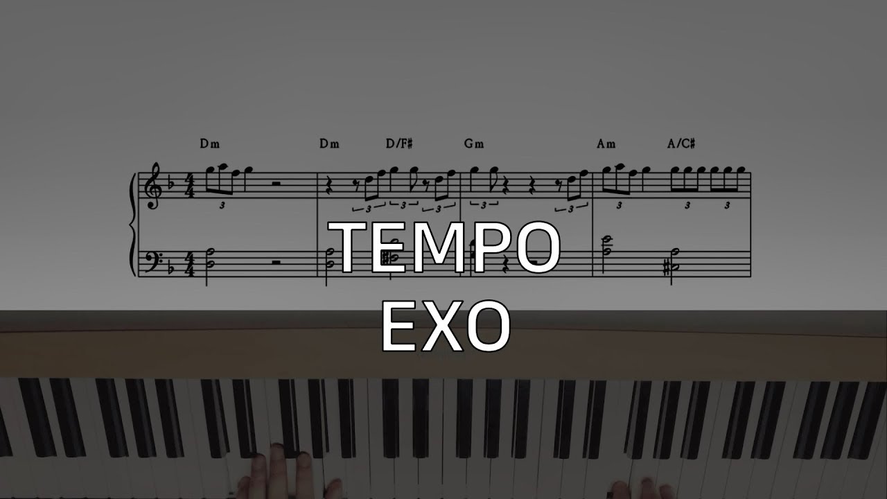 엑소 - 템포 쉬운 피아노 악보 (EXO 'Tempo' Easy Piano Sheet Music ) - YouTube