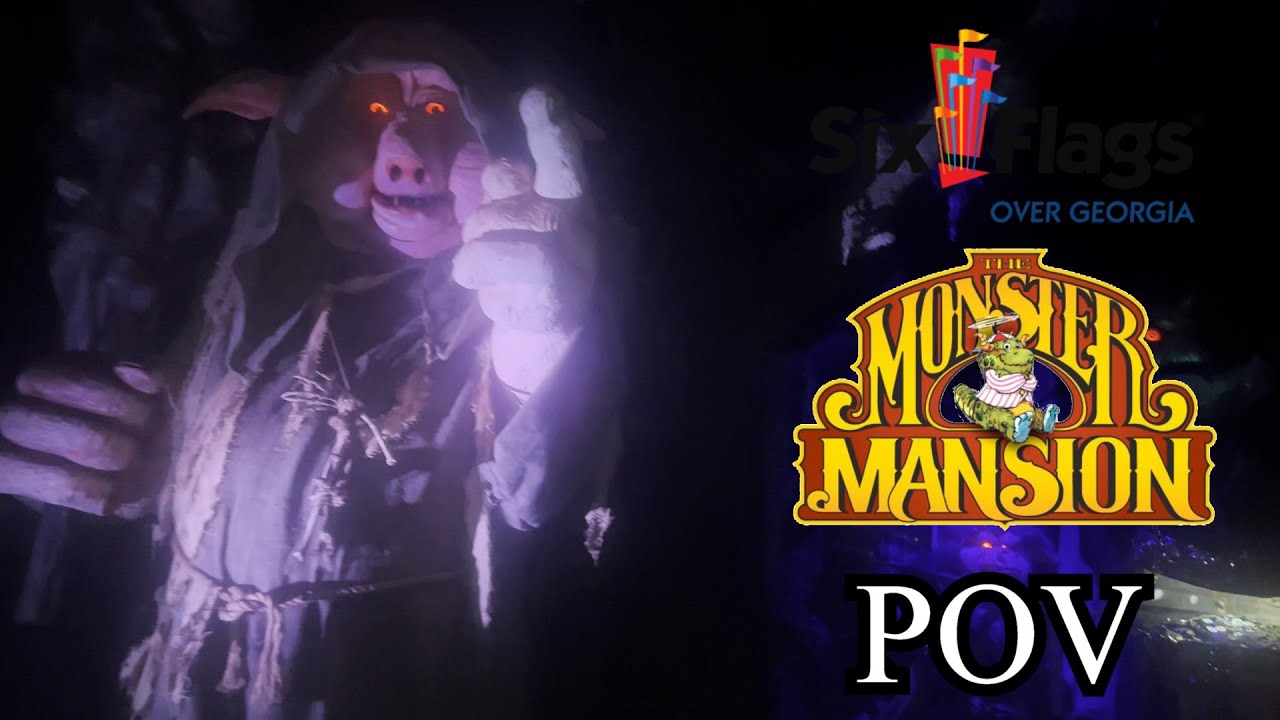 Monster Mansion POV At Six Flag Over Georgia - YouTube