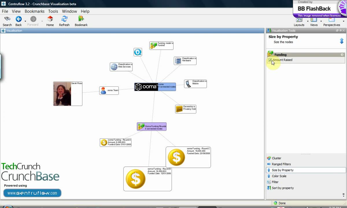 Centruflow 3.2 Client accessing Crunchbase API sample data - YouTube