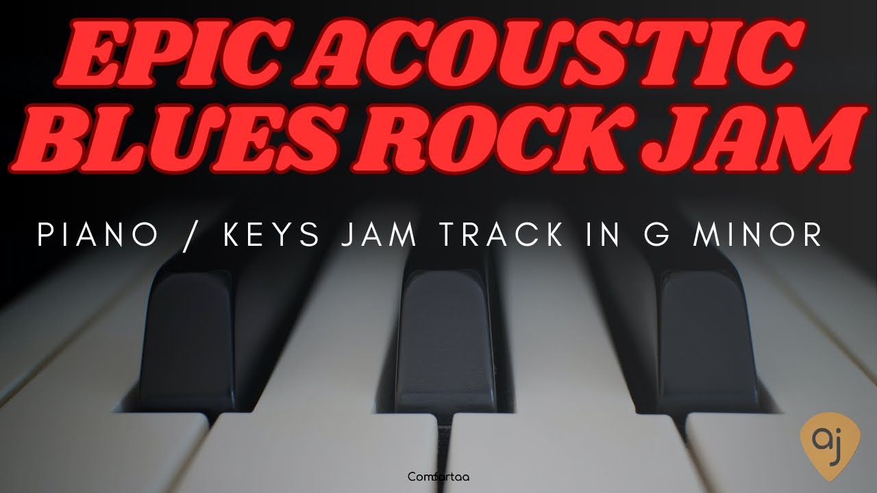 EPIC BLUES ROCK Backing Track for Piano / Keys Play Along #alphajams ...