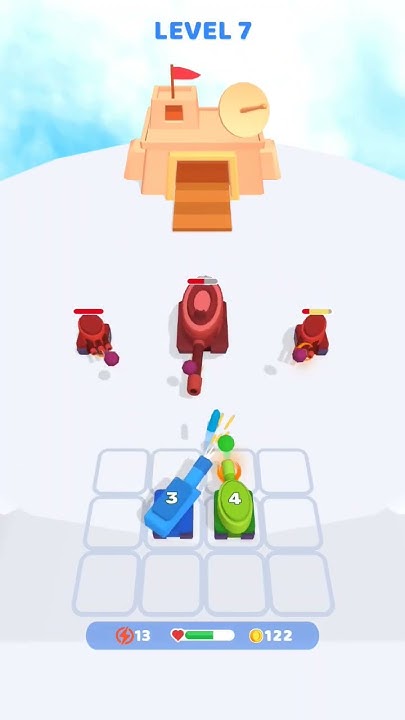 Tanks & Merge - Gameplay Walkthrough Part 1 Level 1-15 Tank Army Commander Merge Defense iOS ...