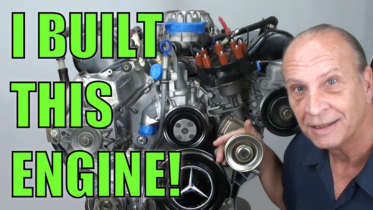560SL - M117 Engine Rebuild Completed! - YouTube