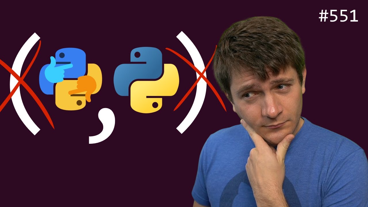 tuple syntax doesn't have parens (beginner - intermediate) anthony explains #551 - YouTube