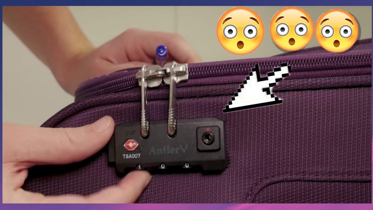 آموزش تغییر دادن رمز چمدان.Kofferschloss Zahlencode ändern ...