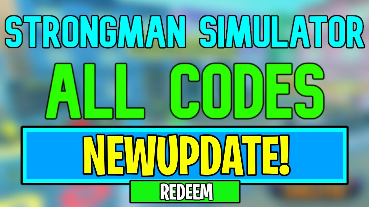 New Strongman Simulator Codes | Roblox Strongman Simulator Codes (May ...