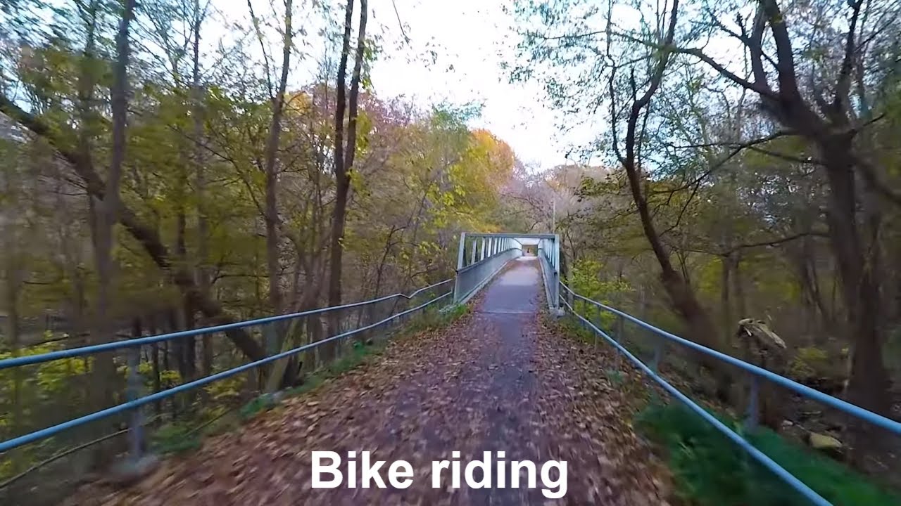 An evening ride On Toronto’s Lower Don Parklands Trail - YouTube