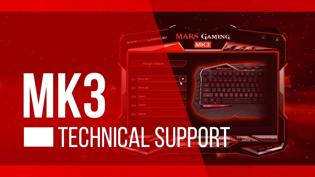 Teclado MK3 - Technical support | Mars Gaming - YouTube