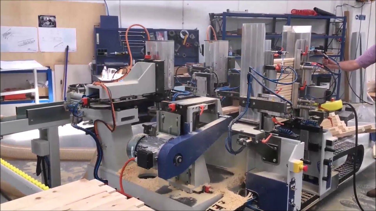 Automatic Tenon machine manufactured by Comec - YouTube