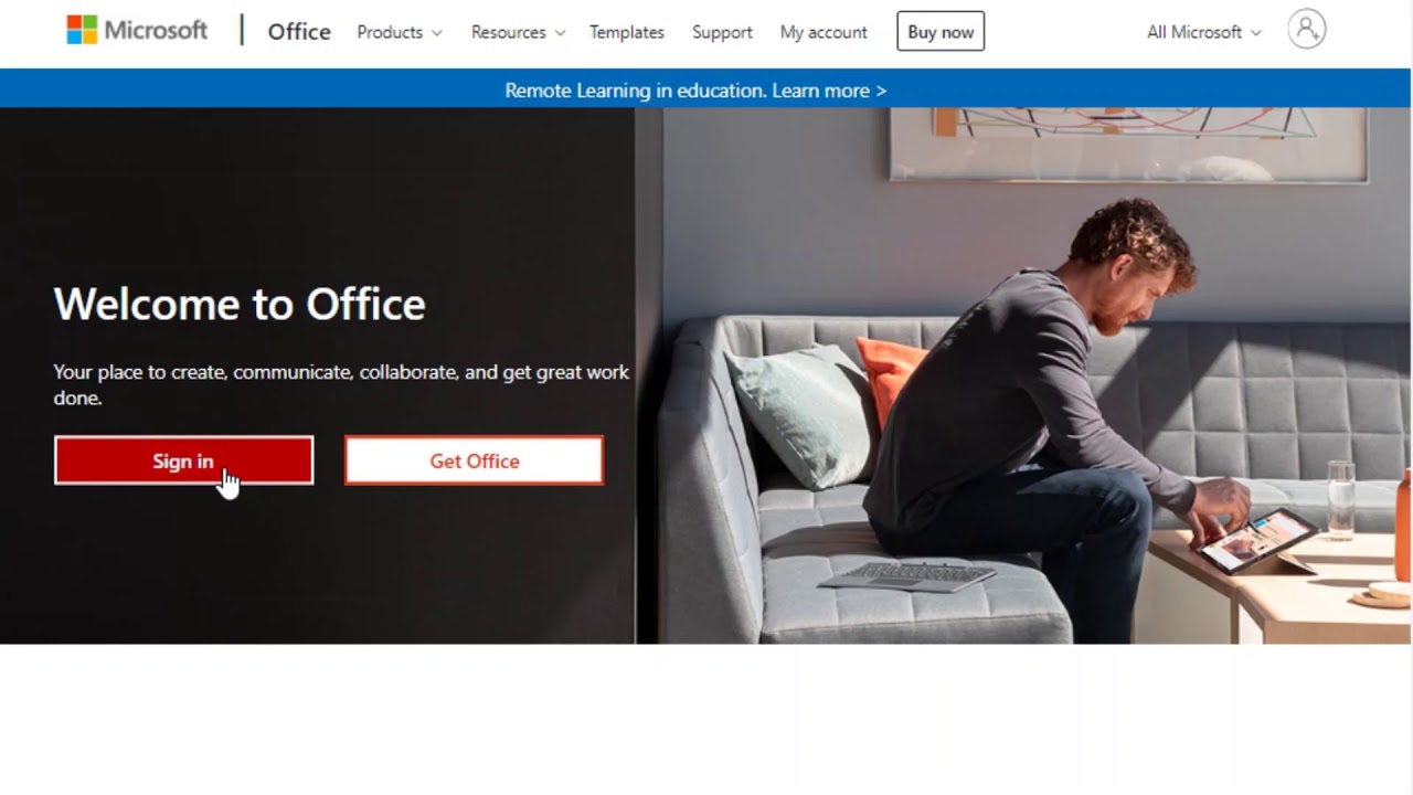 How to Login to Office 365 Tutorial for Kids - YouTube