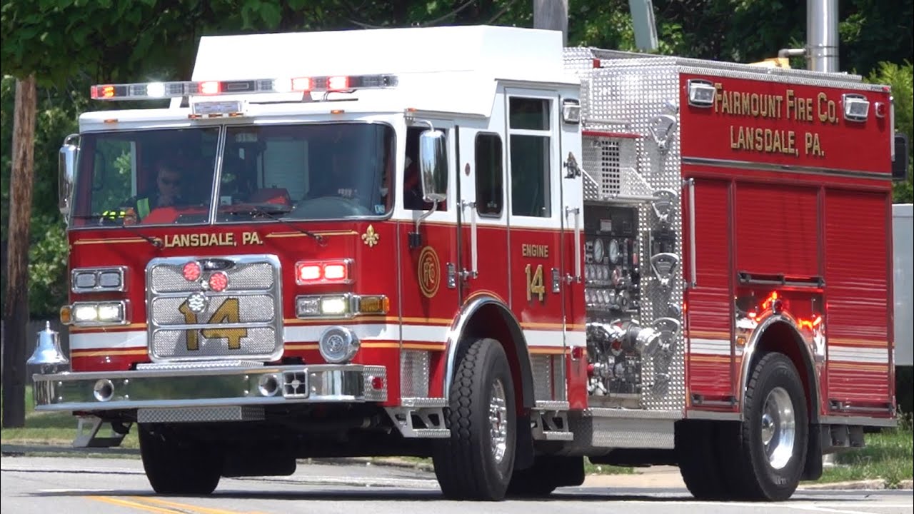 Fairmount Fire Company Engine 14 & Special Service 14 Responding 6/26 ...