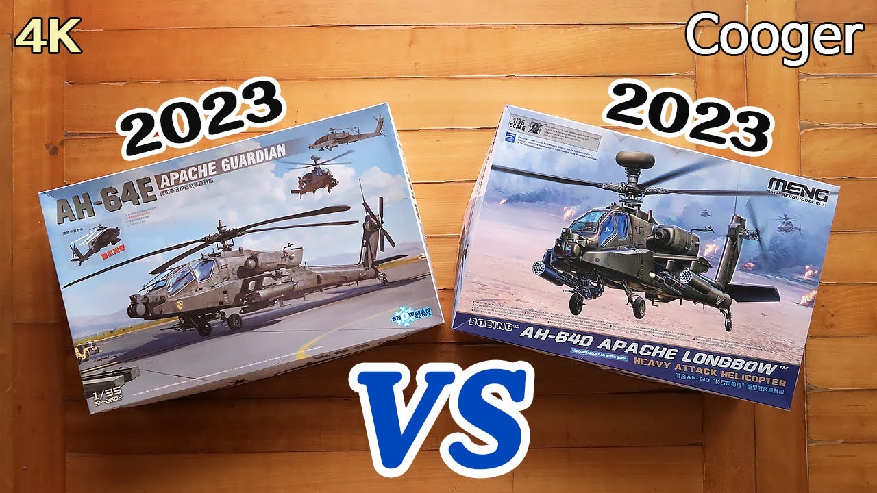 당신의 선택은? Takom AH-64E (2023) vs Meng AH-64D (2023) - YouTube