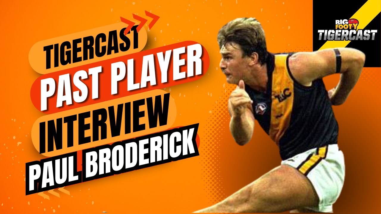 Paul Broderick - Past player interview, Richmond legend! - YouTube
