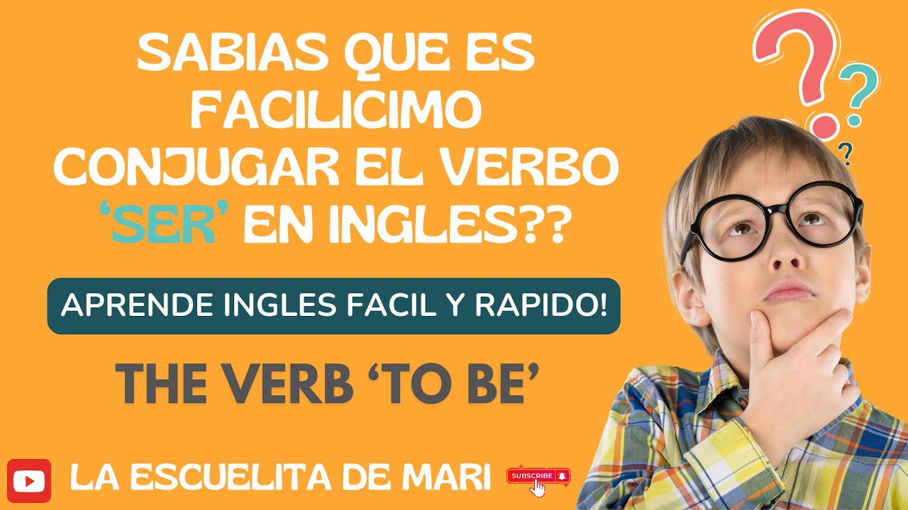Aprende Ingles facil y rapido! hoy aprenderas como conjugar el verbo ...