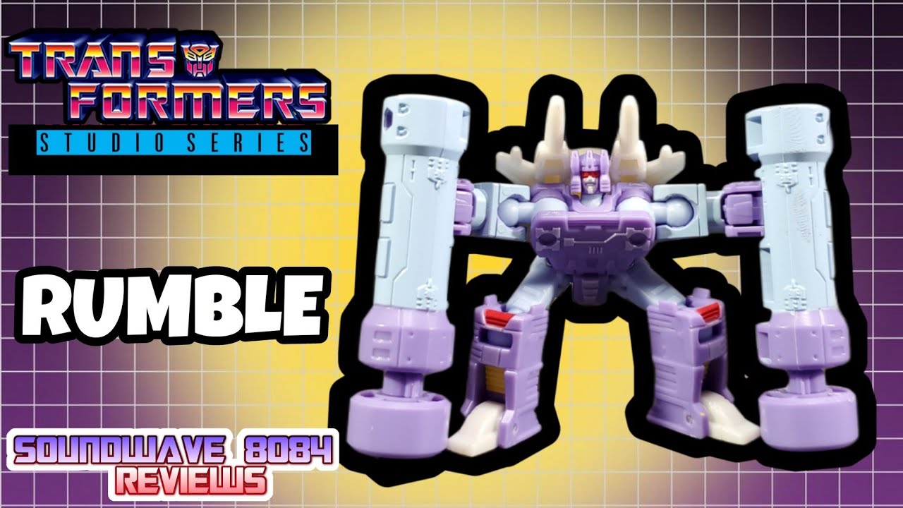 Transformers Studio Series 86 RUMBLE (BLUE) Review - YouTube