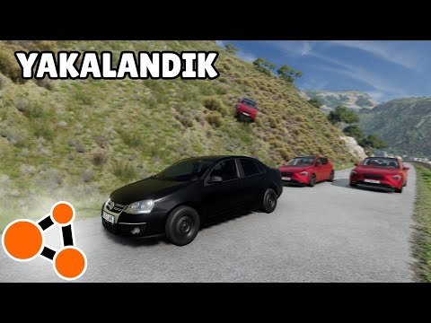 Beam.ng Ama Tüm Npcler Beni Kovalıyor! │ Beam.ng Drive